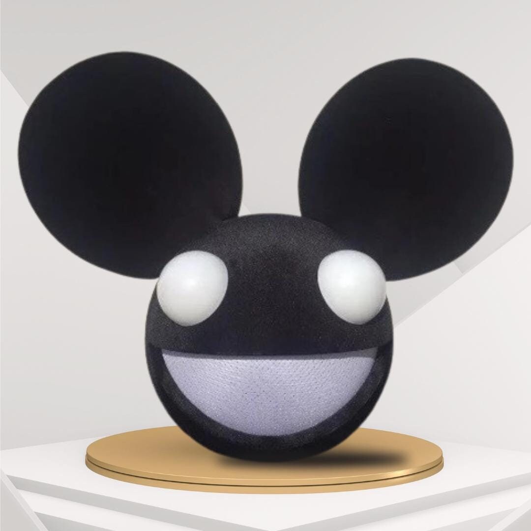 Black Mouse Rave Halloween Costume Head Deadmau5 Inspired - Etsy