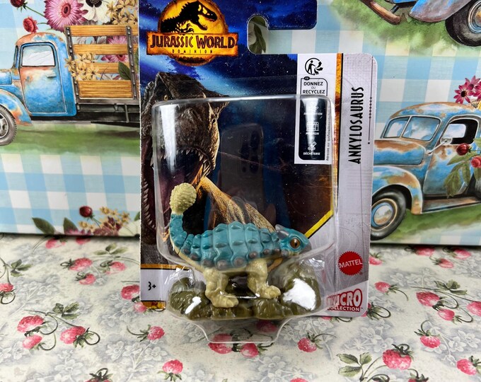 Jurassic World "ankylosaurus" Minifigure Collectible Toy/ Jurassic ...