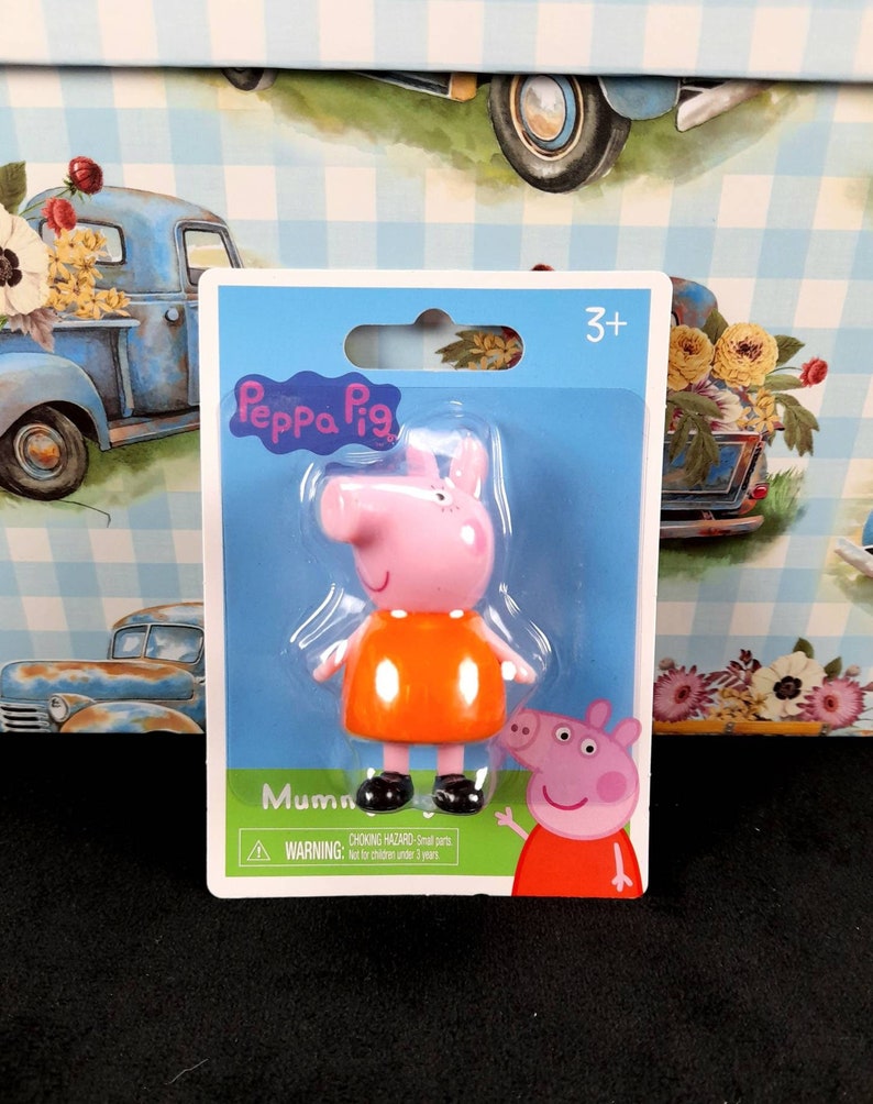 Peppa Pig mummy Pig Minifigure Collectible Toy/ - Etsy