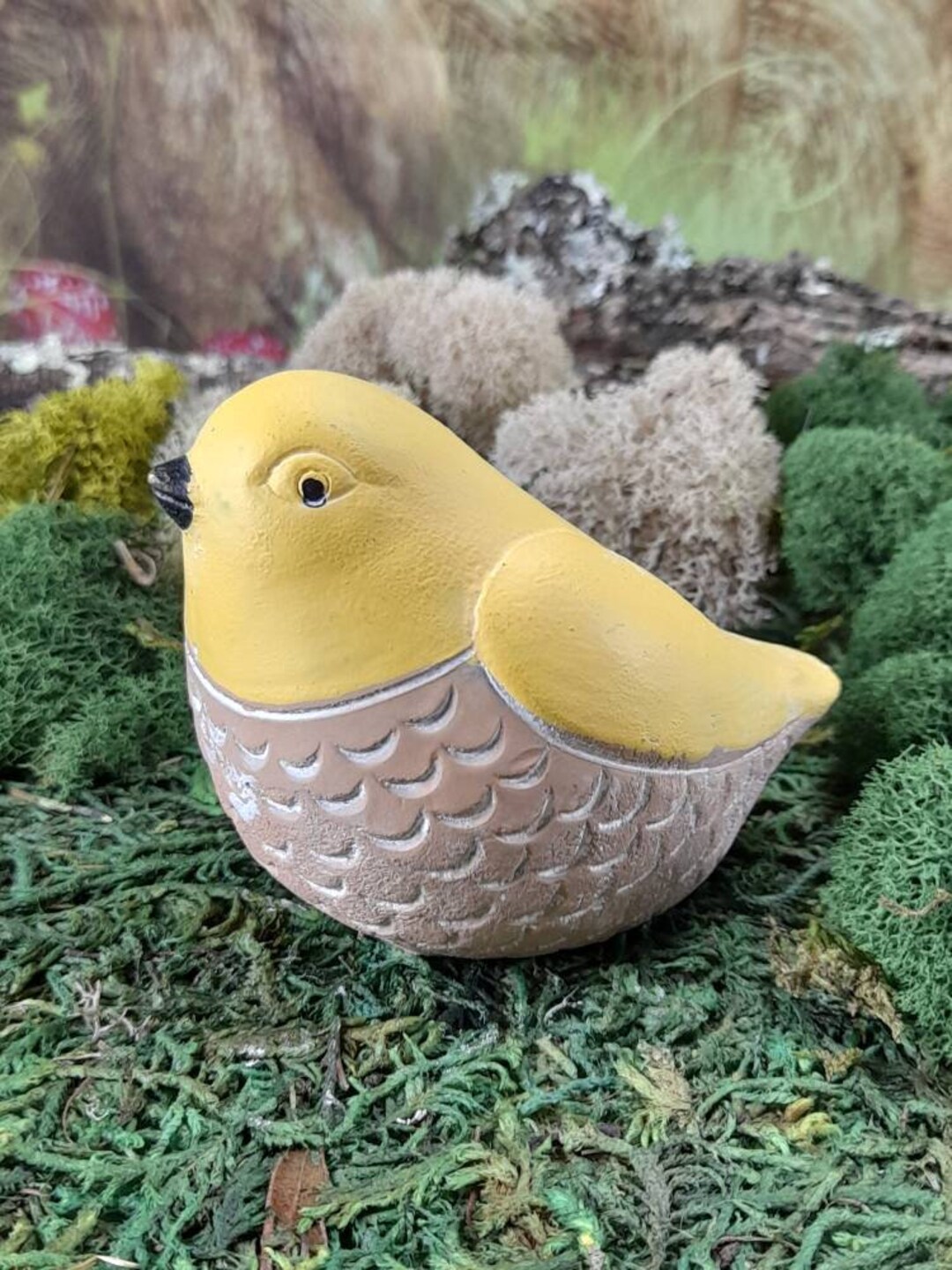 Bird Garden Decor / Bird Yard Art / Table Top Decor/ Bird Collectibles ...