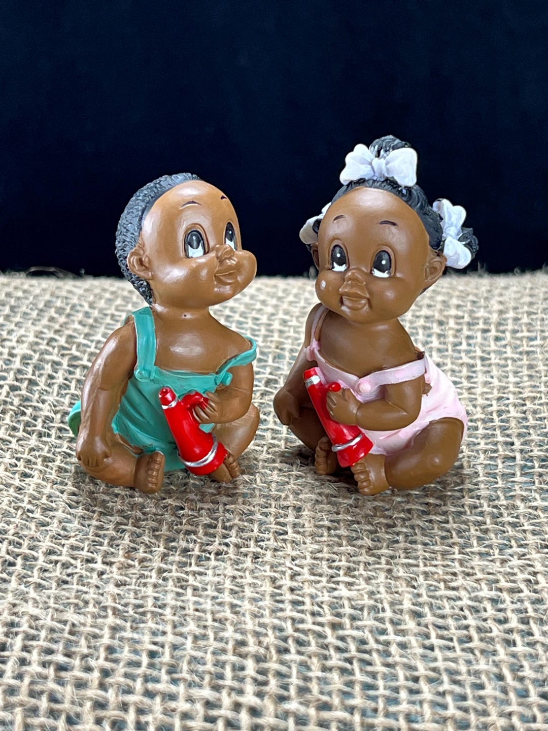 Vintage Set of 2 Prestige Baby Figurines / the Elf's Cottage - Etsy