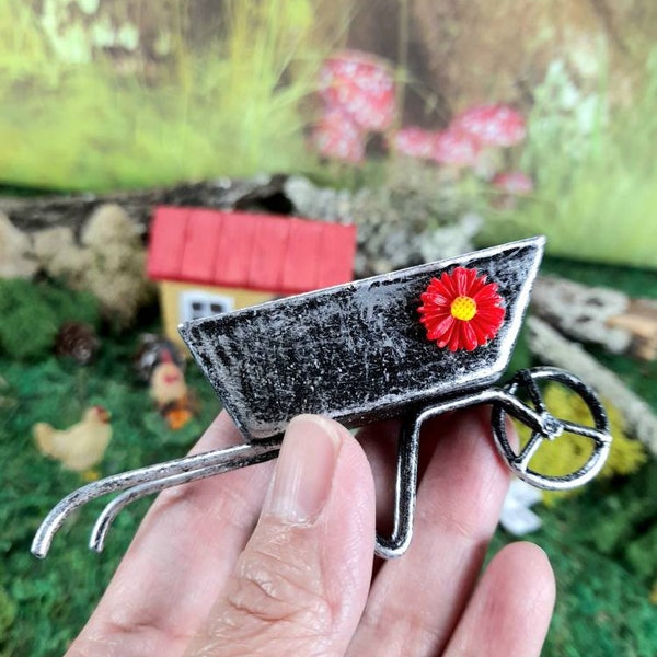 Metal Wheelbarrow - Etsy
