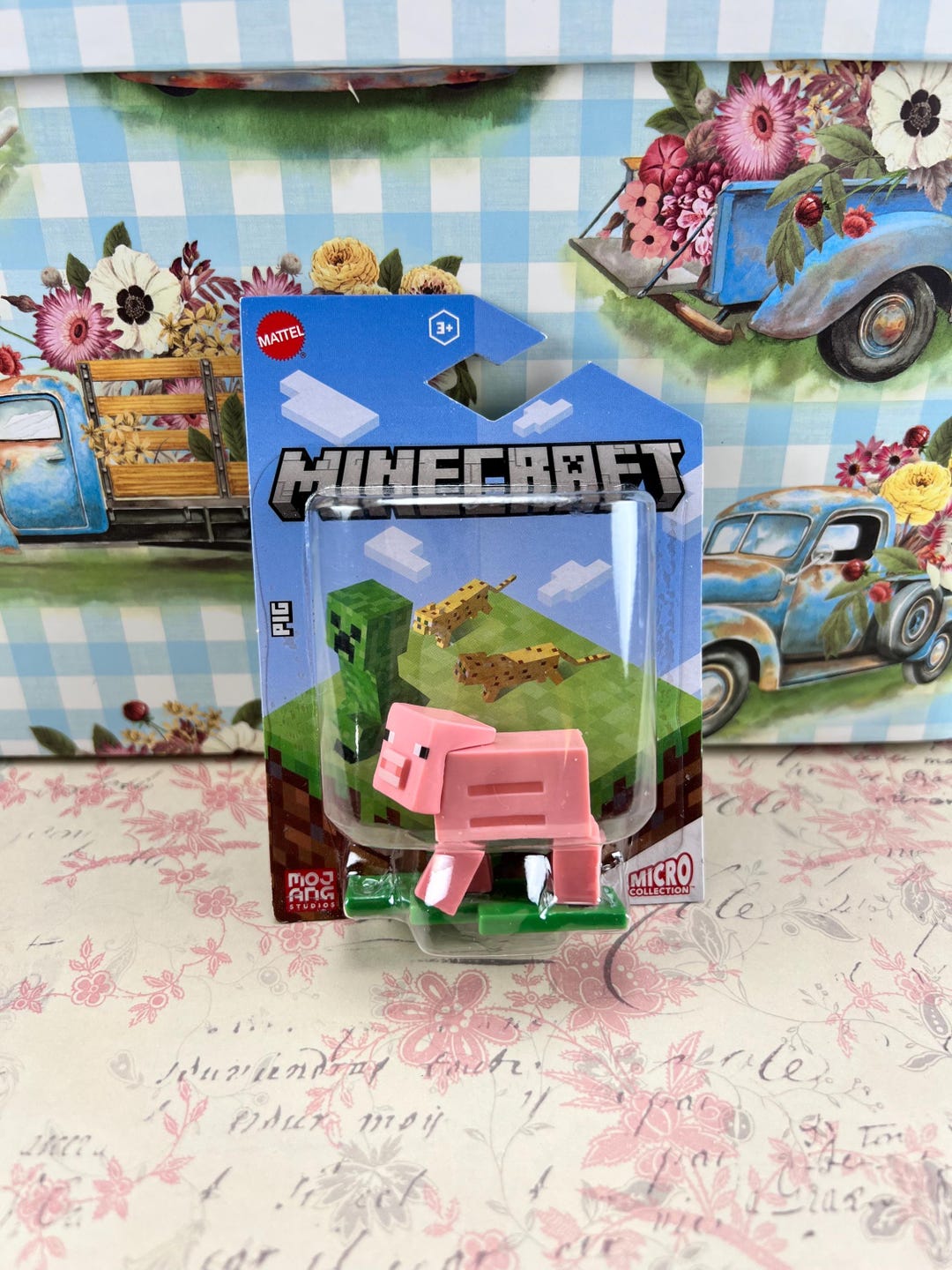 Minecraft Pig Minifigure Collectible Toy / Minecraft Collectible / the ...