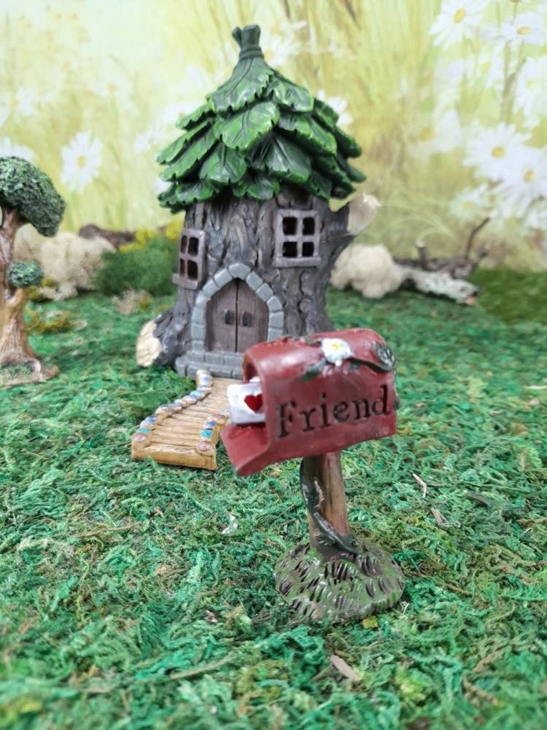 Miniature Fairy Garden Mailbox/ Fairy Garden Accessories/the - Etsy
