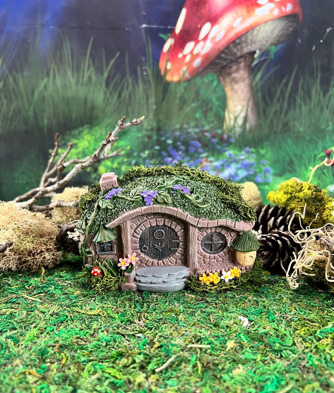 Mushroom Fairy House the Sprites Snicker Cottage / Fairy Garden ...