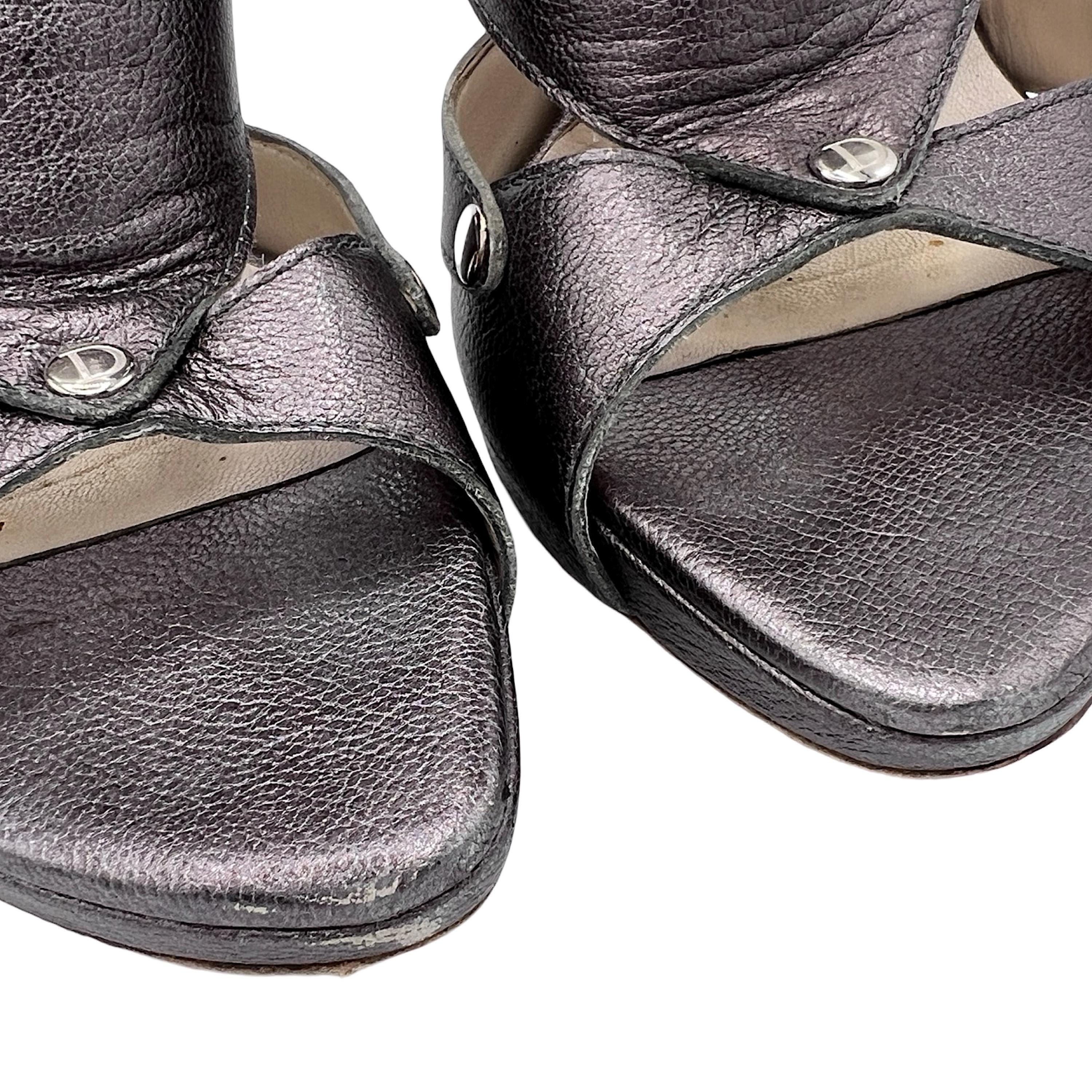 Christian Dior Heels Sandals Extreme Gladiator 5 38grey Christian Dior Heels Sandals Extreme Gladiator 5 38grey