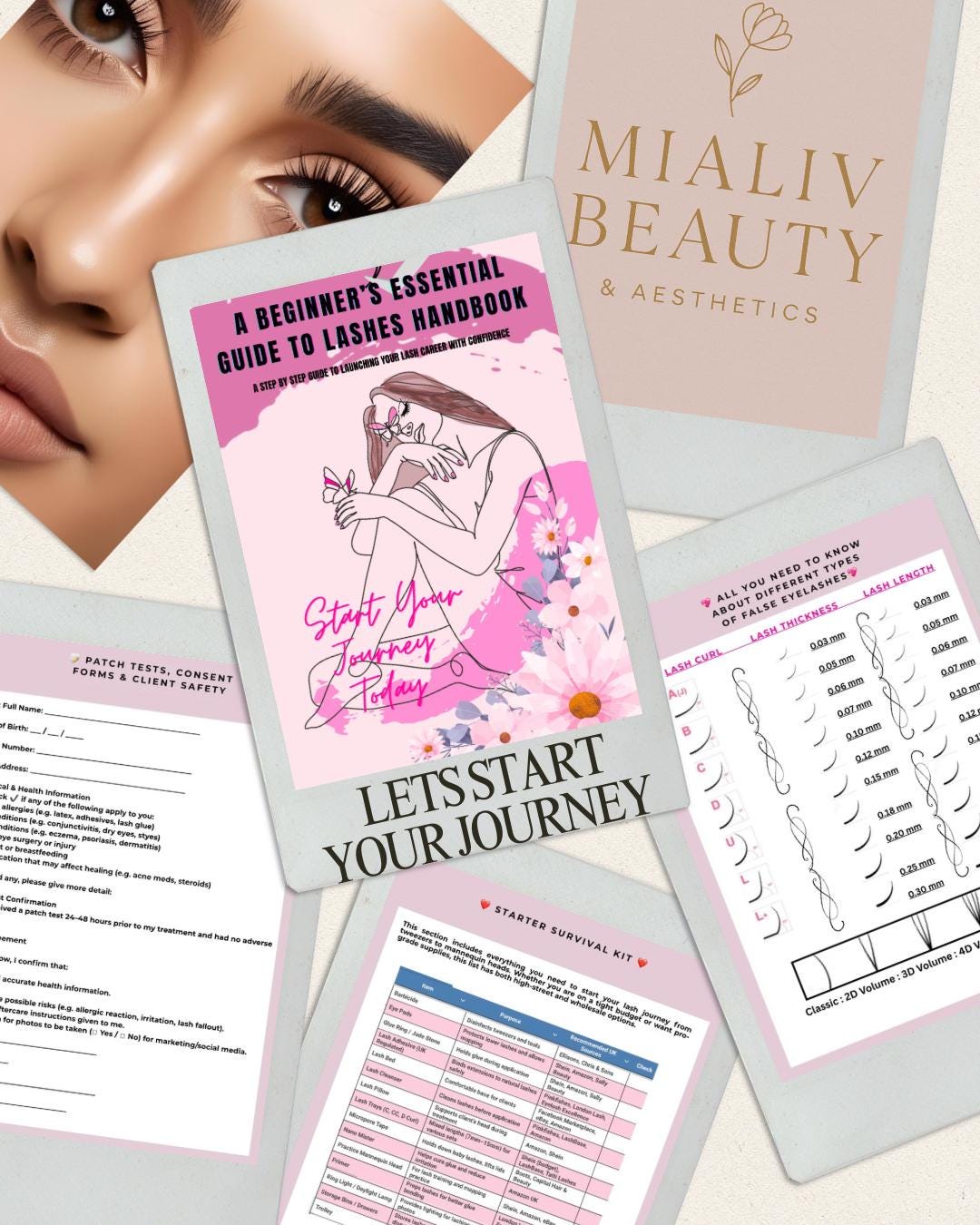The Lash Artist’s Handbook | Beginner Eyelash Extension Guide | Lash Tech Starter Ebook | UK ...
