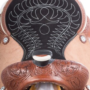 Leather Western Horse Saddle for Youth Child With Headstall - Etsy