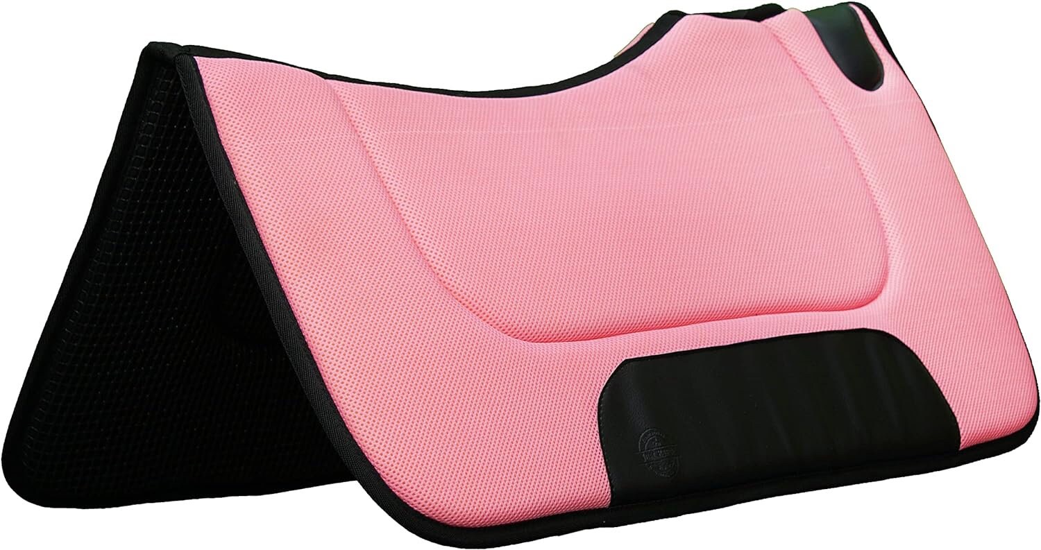Just Ranch Western Horse Saddle Pad Synthetic Mesh Light Weight and ...