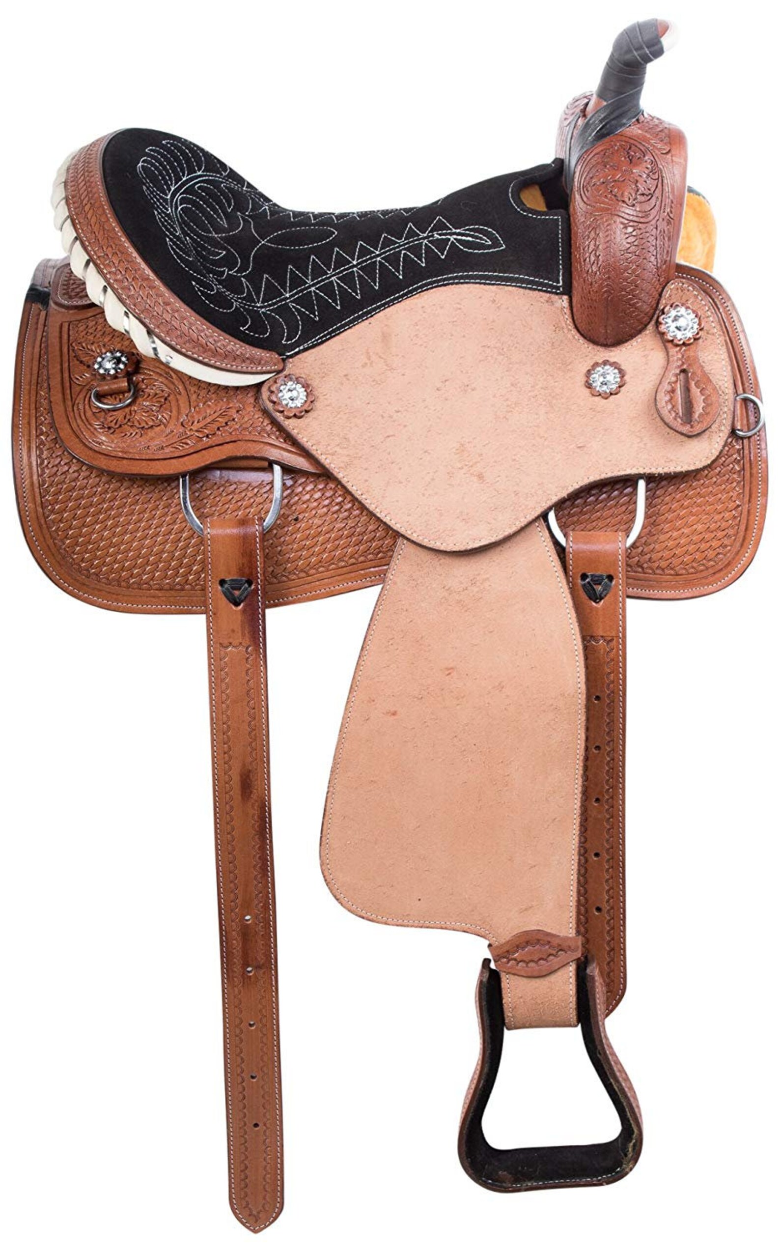Leather Western Horse Saddle for Youth Child With Headstall - Etsy