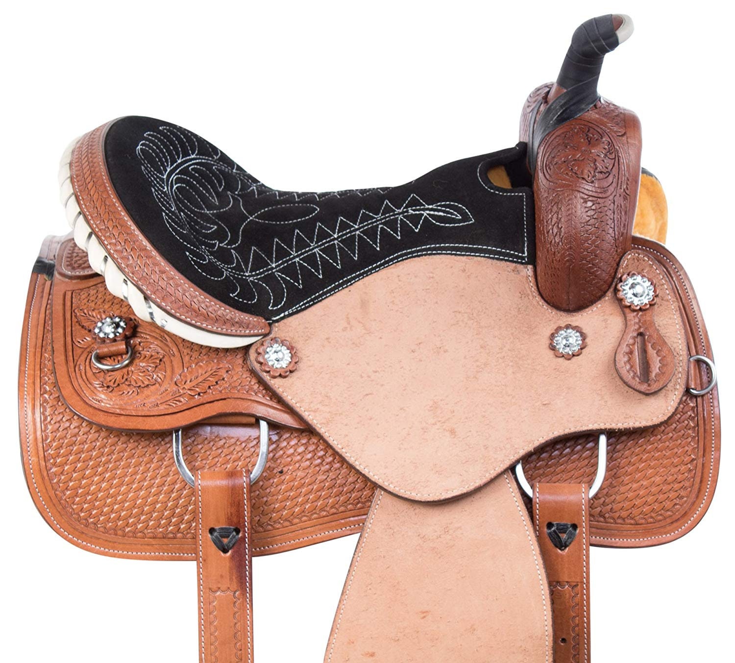 Leather Western Horse Saddle for Youth Child With Headstall - Etsy