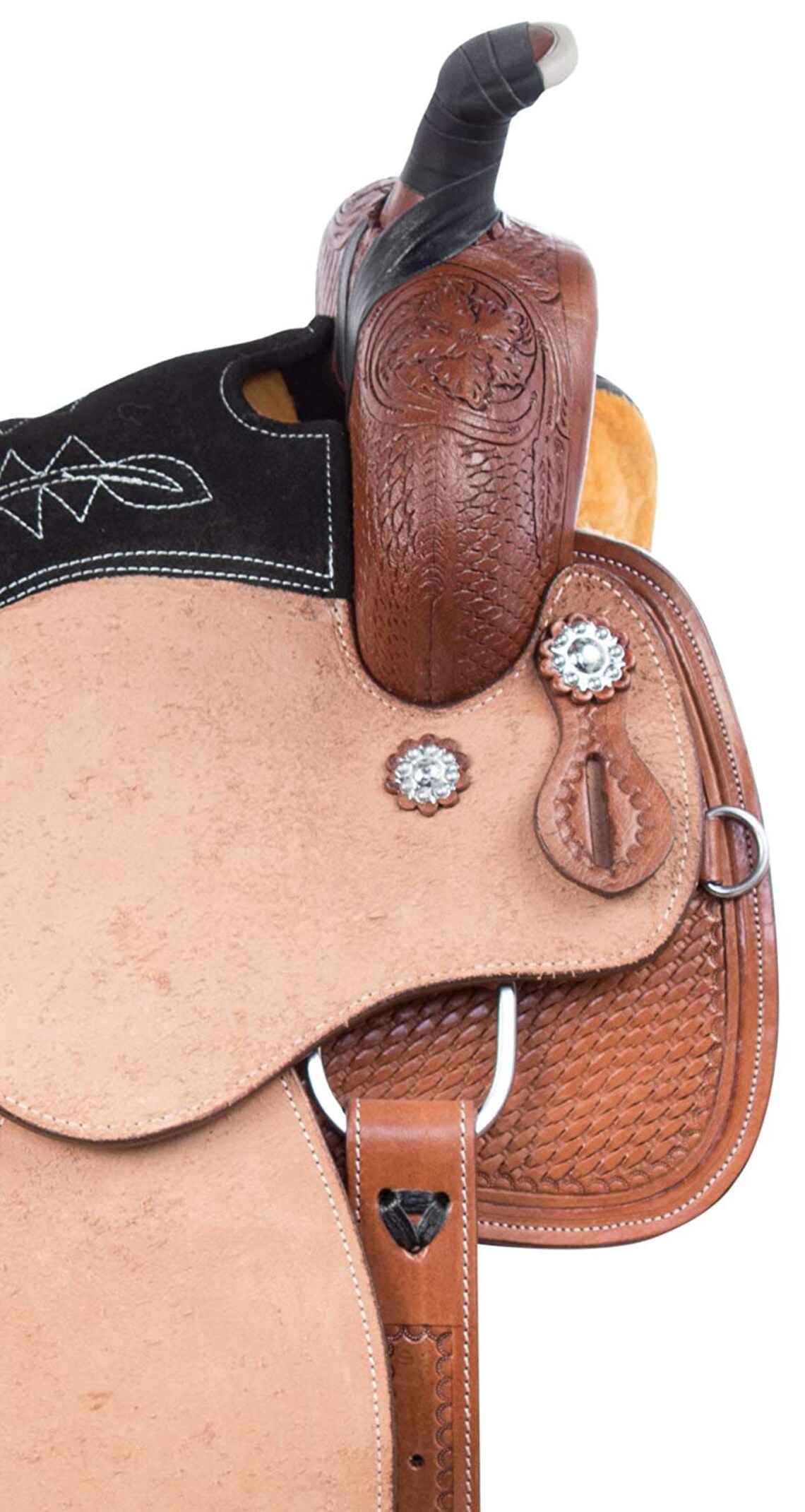 Leather Western Horse Saddle for Youth Child With Headstall - Etsy