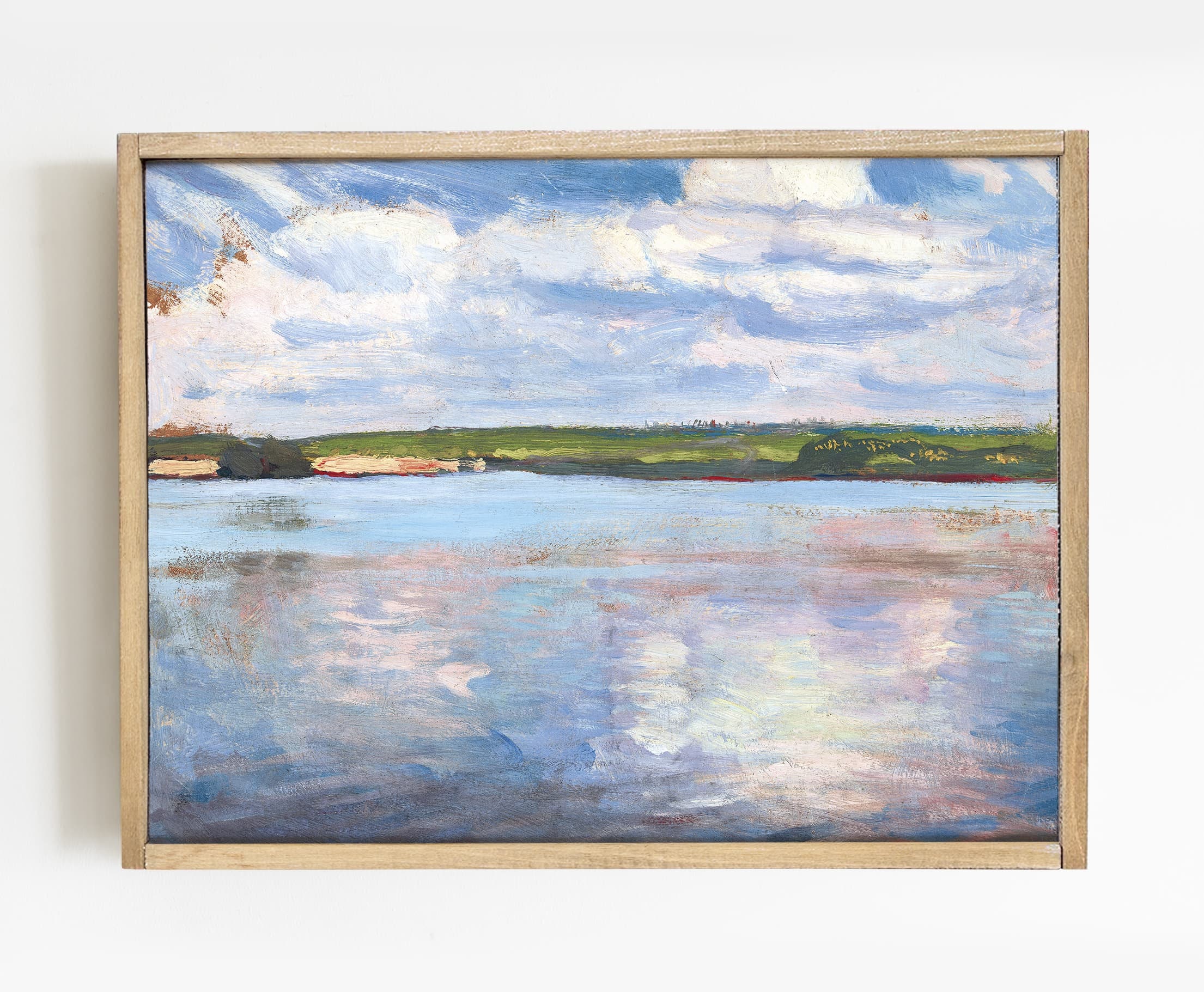 River Landscape Riverside Painting Country Landscape - Etsy