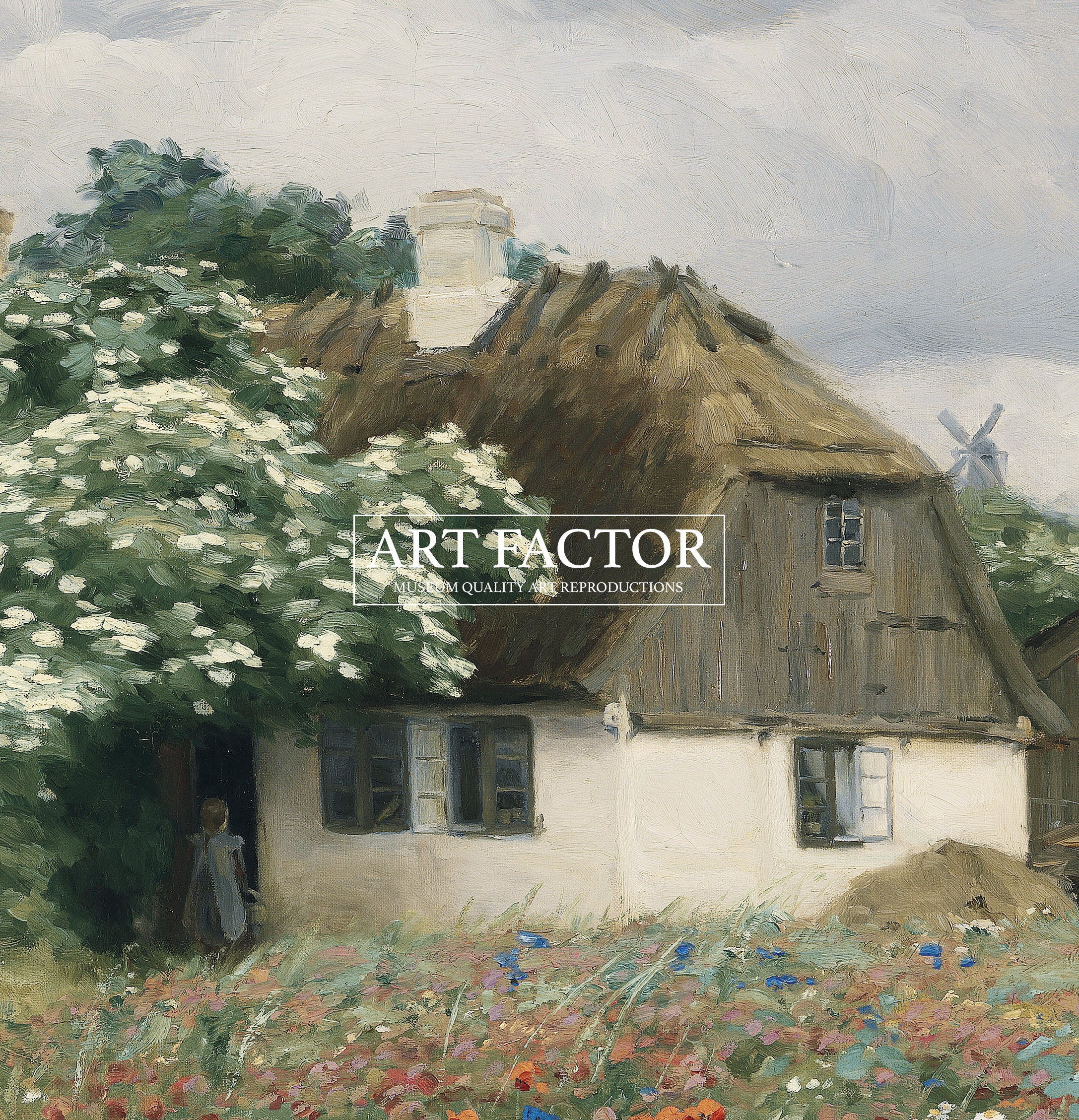 Country Painting Cottage Landscape Farmhouse Decor Garden - Etsy