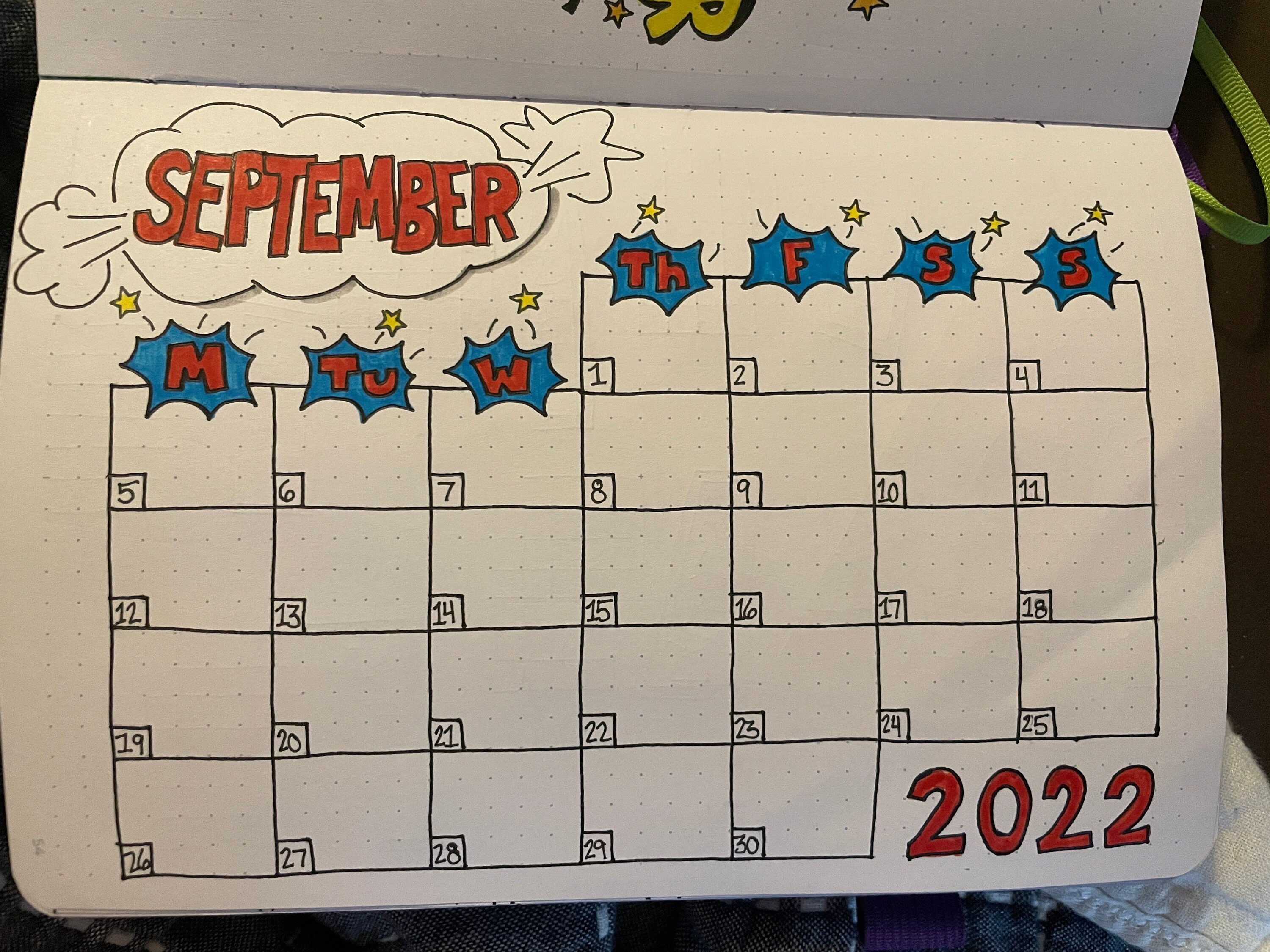 Bullet Journal, Bujo Templates, Hand-drawn, Bullet Journal Inserts ...