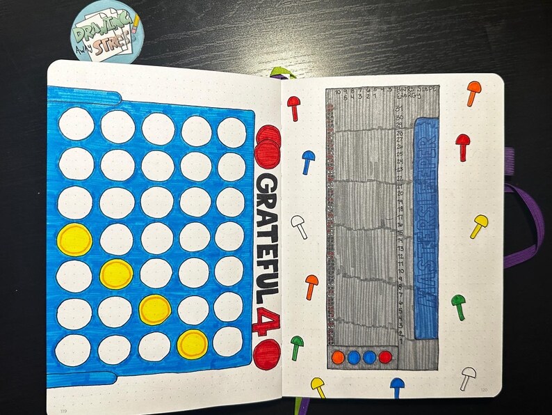 Bullet Journal, Bujo Templates, Hand-drawn, Bullet Journal Inserts-game ...