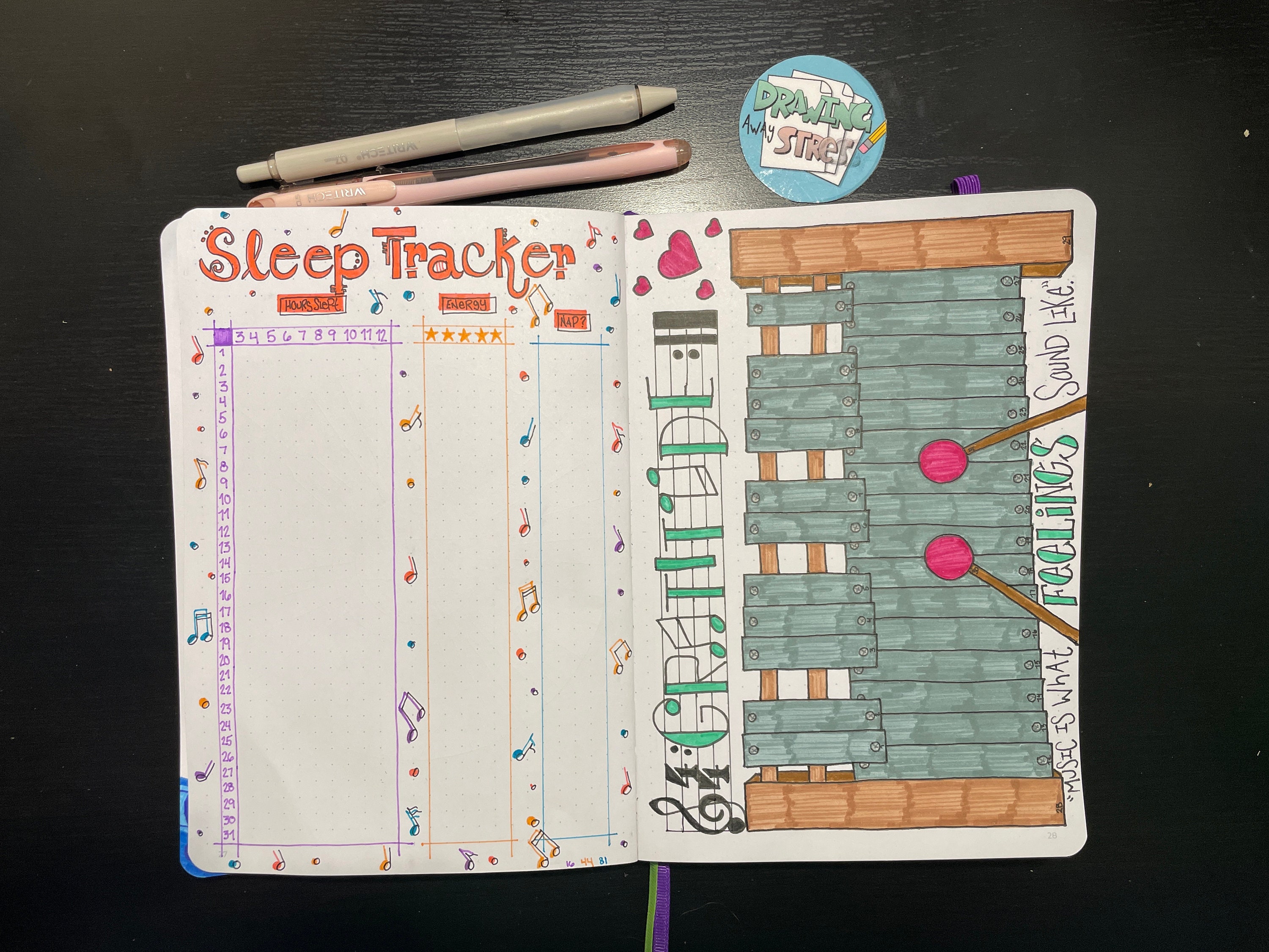 Bullet Journal, Bujo Templates, Hand-drawn, Bullet Journal Inserts ...