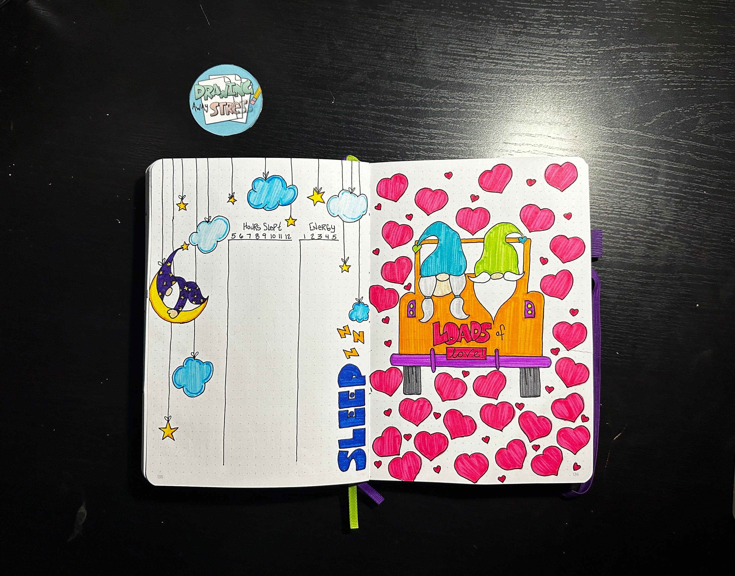 Bullet Journal, Bujo Templates, Hand-drawn, Bullet Journal Inserts ...