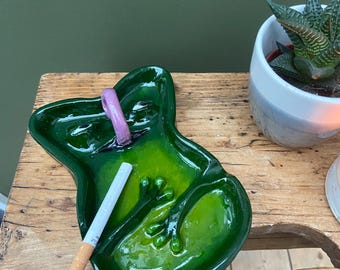 Frog Ashtray & Incense Holder - Etsy