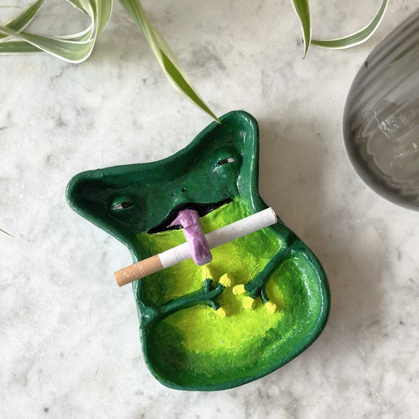 Frog Ashtray - Etsy