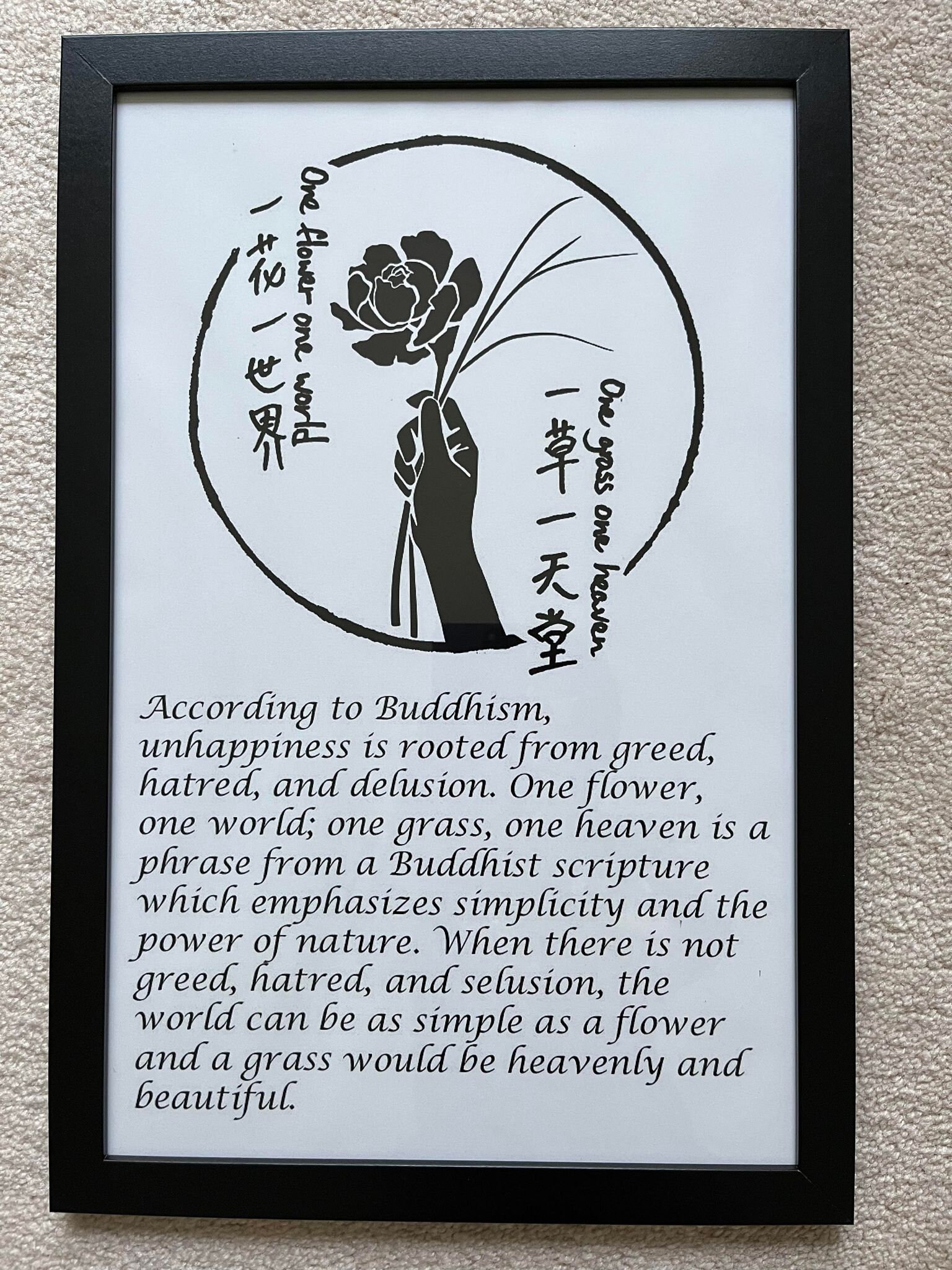 Zen Poster - Etsy
