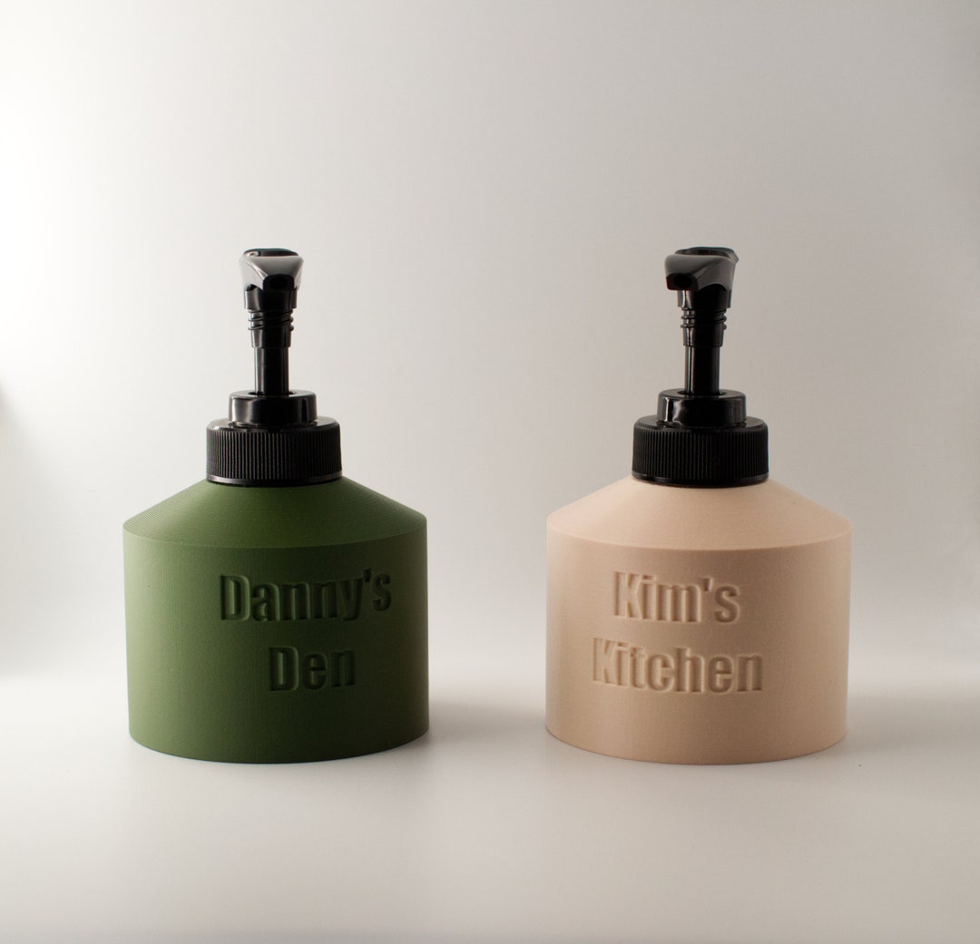 Personalized Mini Soap Dispenser, 3.5oz Liquid Soap or Lotion Dispenser ...