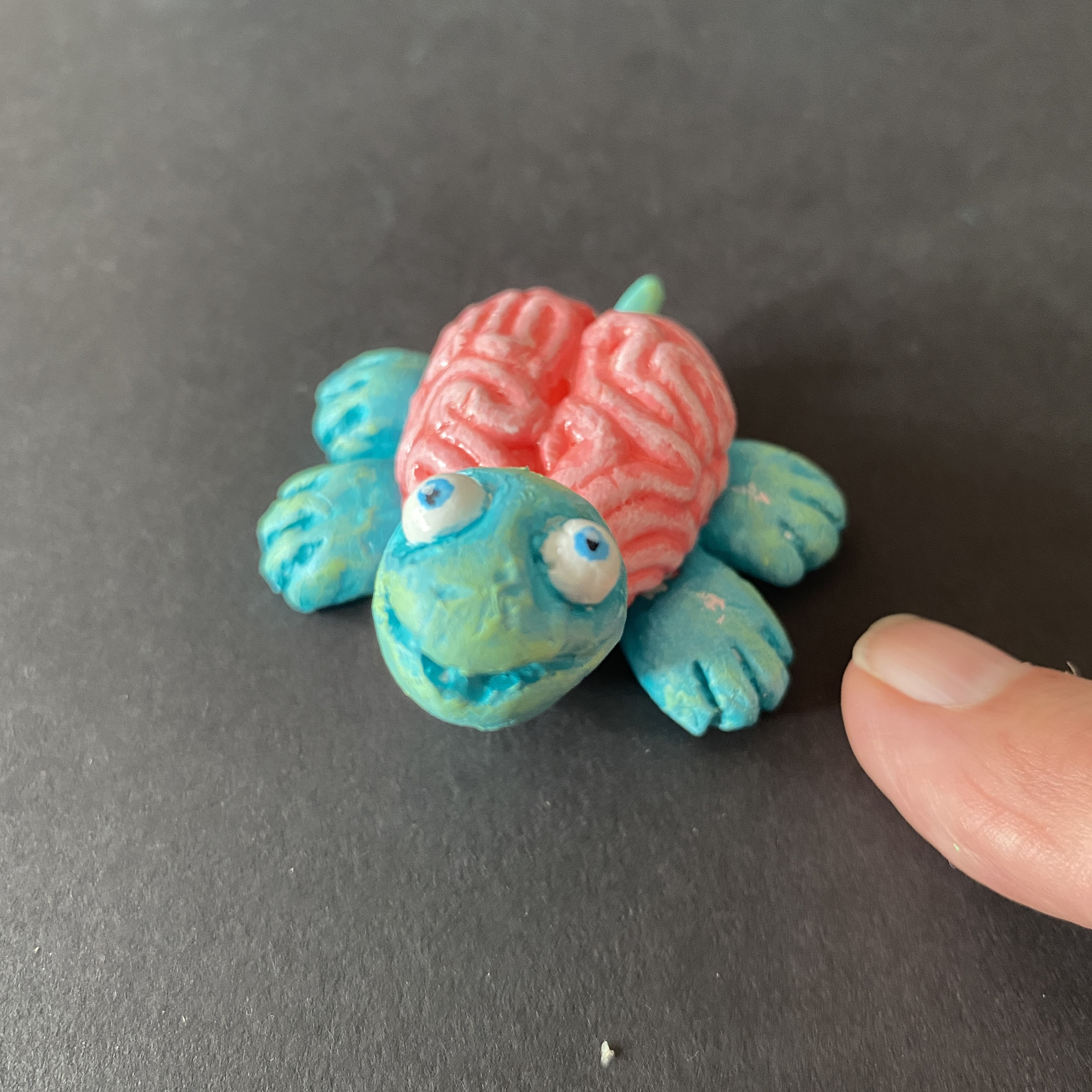 Ichabod Terrible Toy Pet Turtle Brain - Etsy