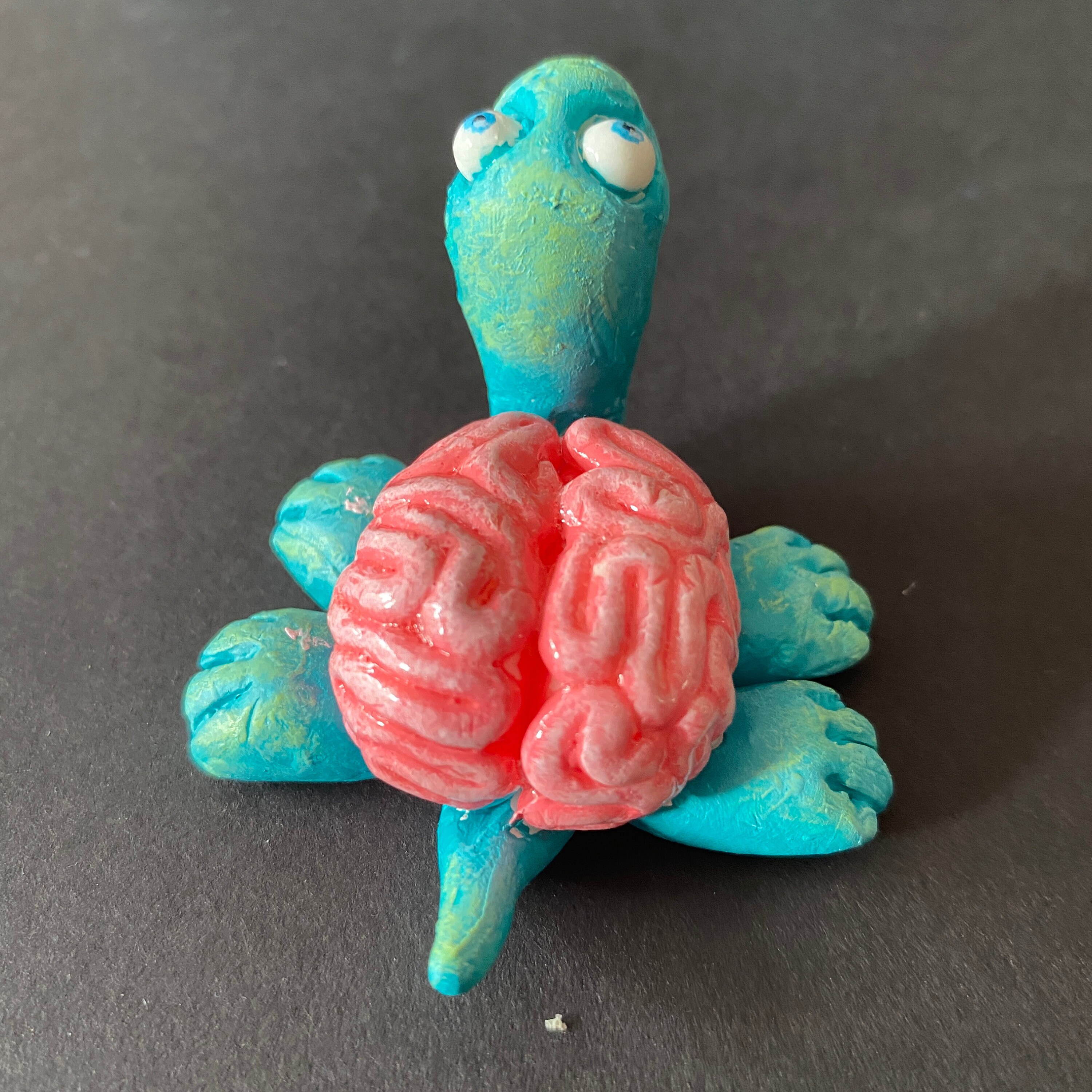 Ichabod Terrible Toy Pet Turtle Brain - Etsy