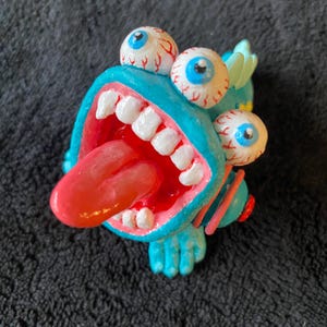 Glorp! Three-eyed Fantasy Creature Terrible Toy - Etsy