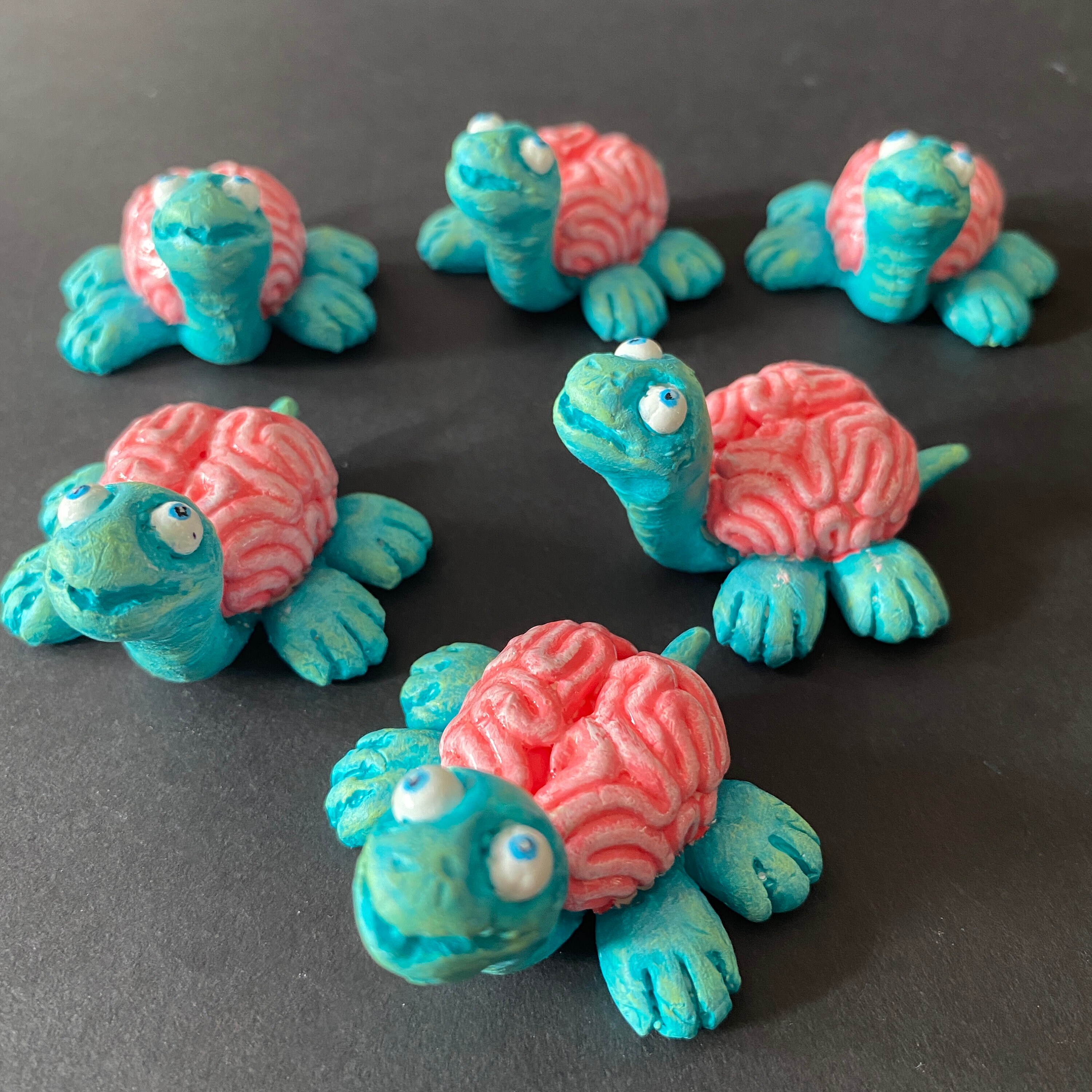 Ichabod Terrible Toy Pet Turtle Brain - Etsy