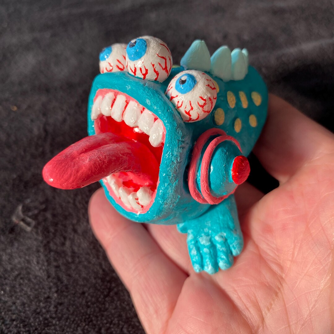 Glorp! Three-eyed Fantasy Creature Terrible Toy - Etsy