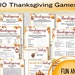 Thanksgiving Games Bundle, Thanksgiving Game Printable, Thanksgiving ...