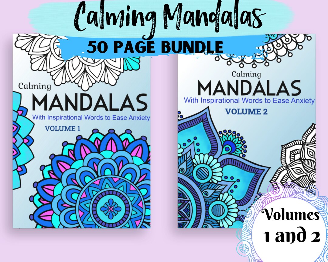 Mental Health Coloring Book/mandala Coloring Pages/bundle/digital ...