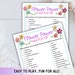 Spring Flower Power Trivia Match up | Flower Matching Game | Printable ...