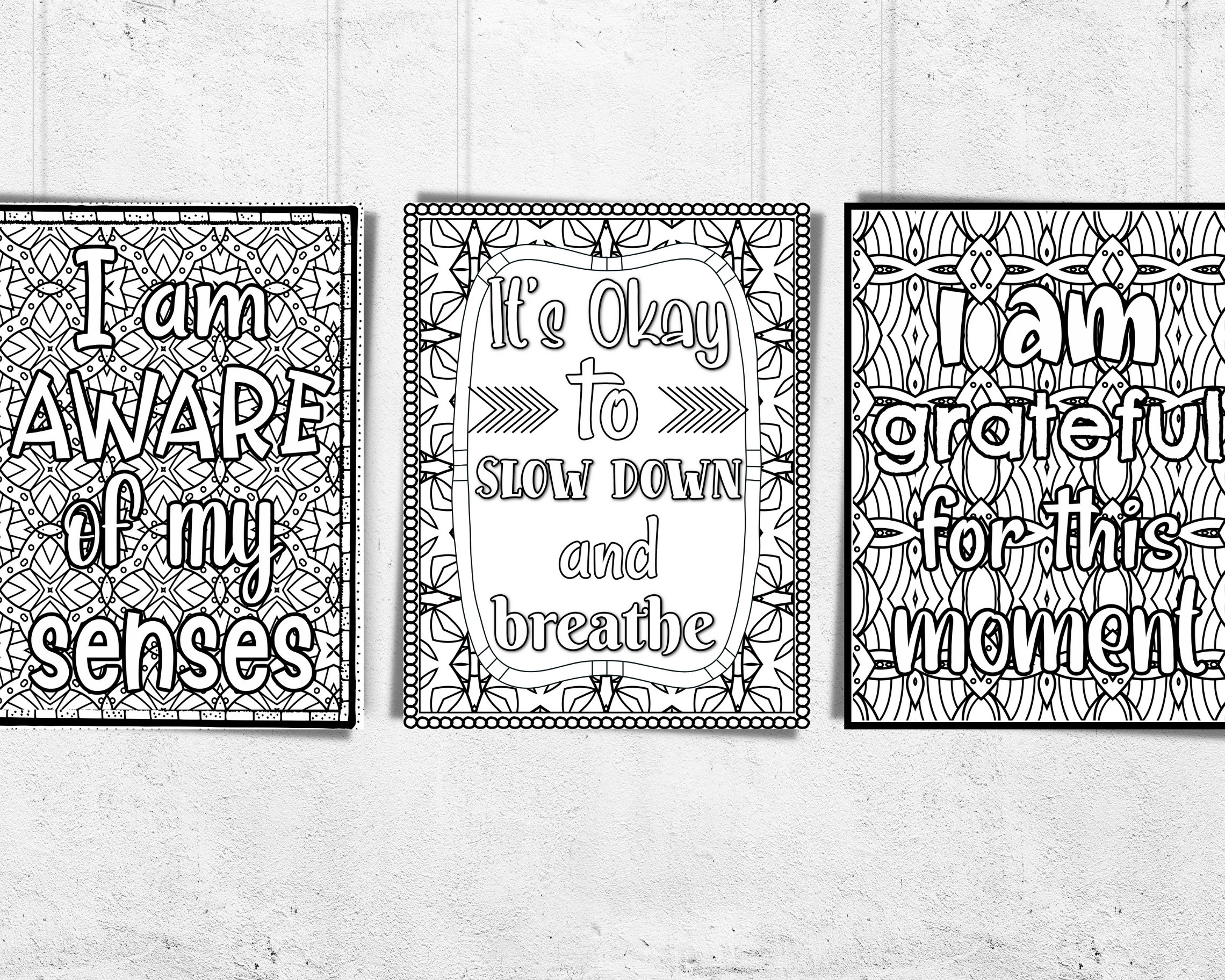 Motivational Quotes Coloring Pages/growth Mindset Coloring Pages ...