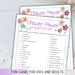 Spring Flower Power Trivia Match up | Flower Matching Game | Printable ...