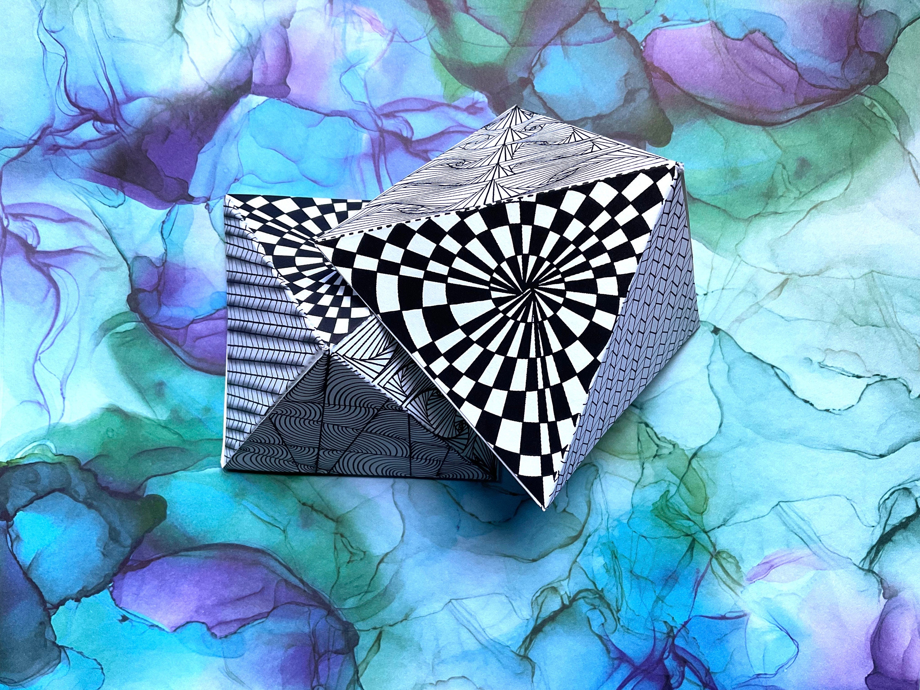 Zentangle Activities for Kids / Zentangle Pyramid / Zentangle Designs ...