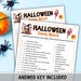 Halloween Candy Match Game, Halloween Trivia, Halloween Party Games ...