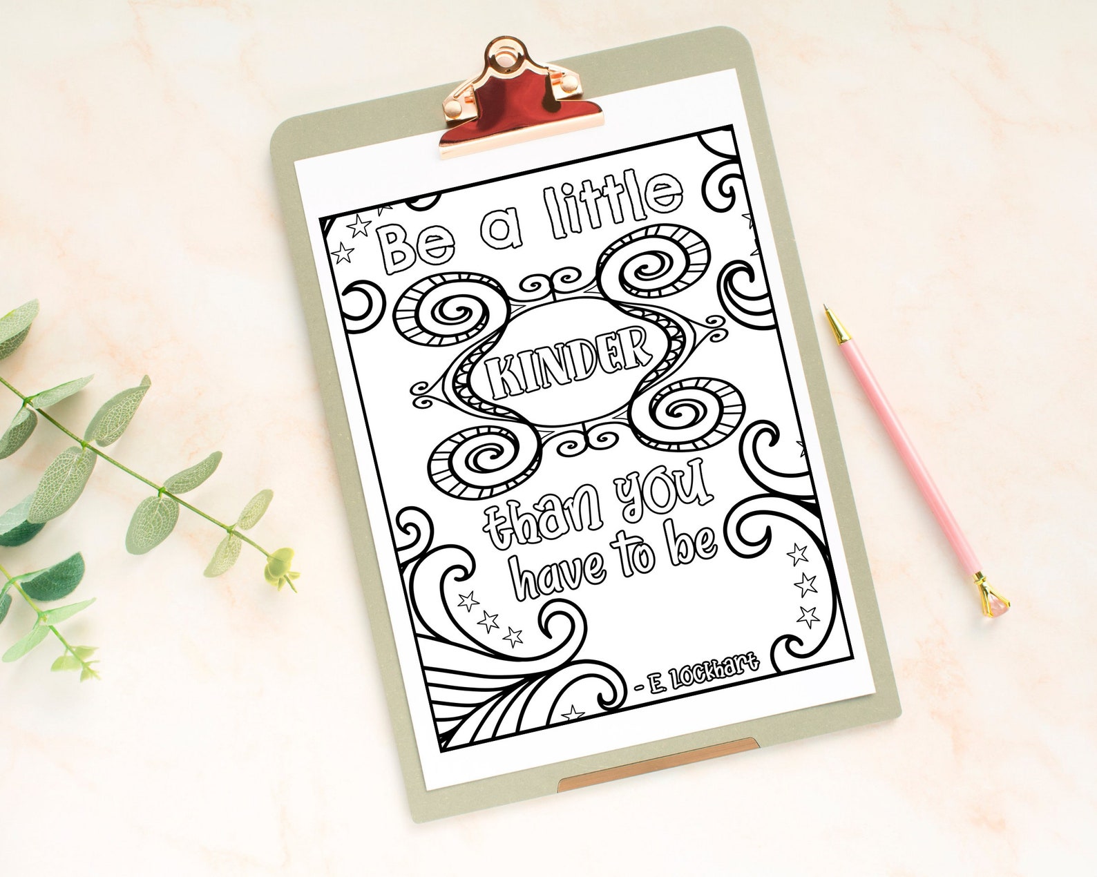Kindness Coloring Pages/digital/instant Download/teaching Kindness ...