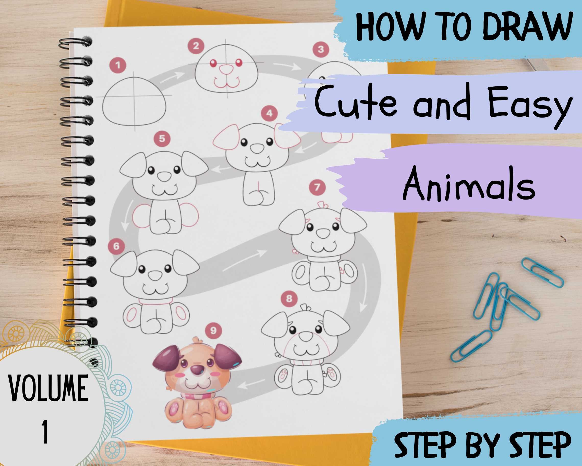 How to Draw / How to Draw Cute and Easy Animals / Learn to Draw Animals ...