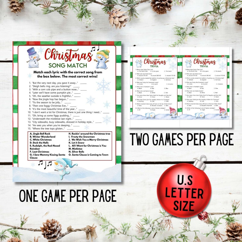 Christmas Song Trivia, Christmas Carol Trivia 2023, Holiday Trivia Game ...
