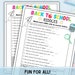 Back to School Riddles Game for Kids, Printable Kids School Games, Back ...