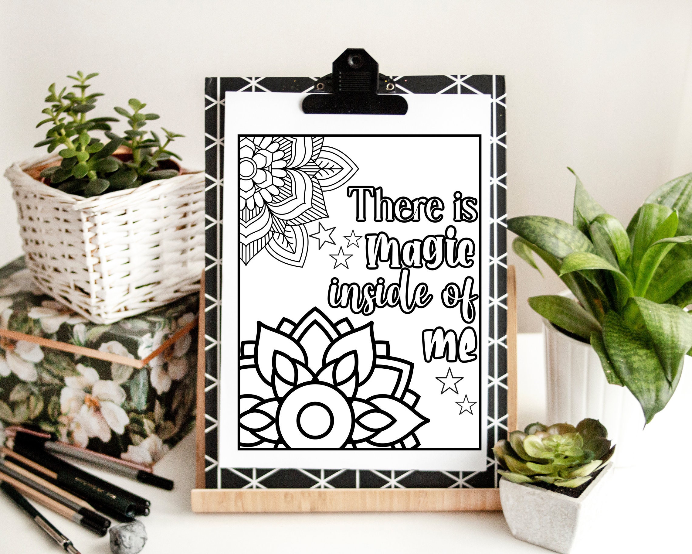 Mental Health Coloring Sheets/mandala Coloring Pages/digital/instant ...