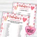 Valentine’s Day Food Pairs Game, Food Pairs Game, Valentine's Day Party ...