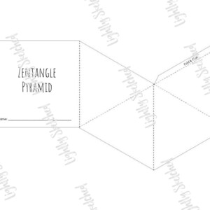 Zentangle Activities for Kids / Zentangle Pyramid / Zentangle Designs ...