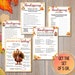 Who is Most Like the Turkey, Thanksgiving Game Printable, Group Game ...