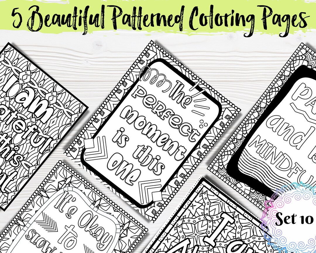 Motivational Quotes Coloring Pages/growth Mindset Coloring Pages ...