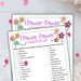 Spring Flower Power Trivia Match up | Flower Matching Game | Printable ...