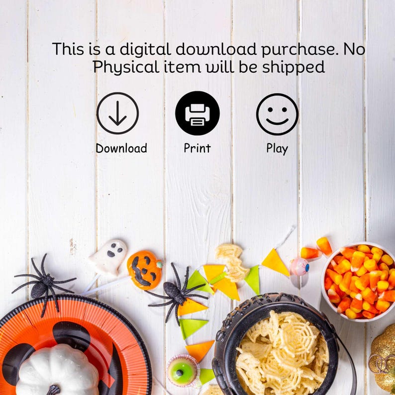 Halloween Games Bundle, Halloween Games for Kids, Halloween Games for ...