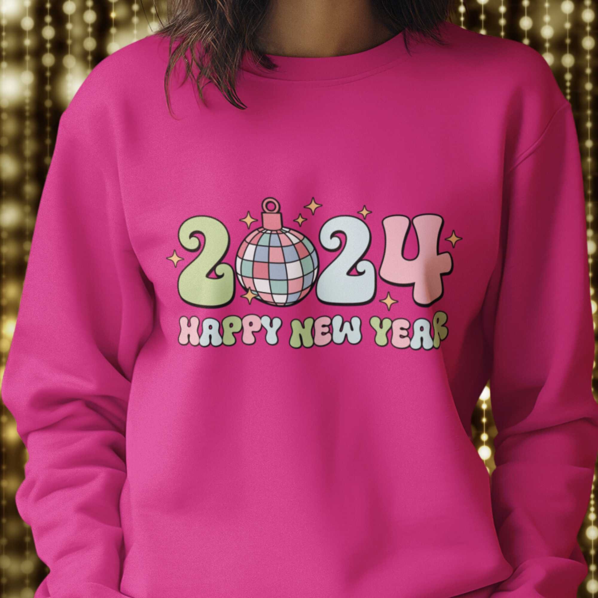 Retro New Years PNG New Year 2024 Png New Year Sublimation - Etsy